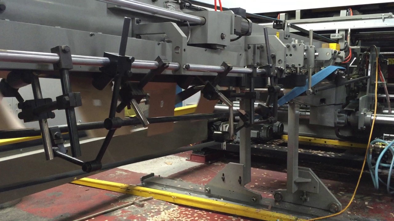 TCY Flexo Folder Gluer 618 - YouTube