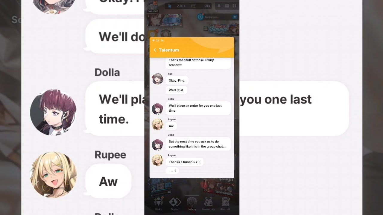 Goddess of Victory: Nikke - Matis & Talentum's Group Chat - YouTube