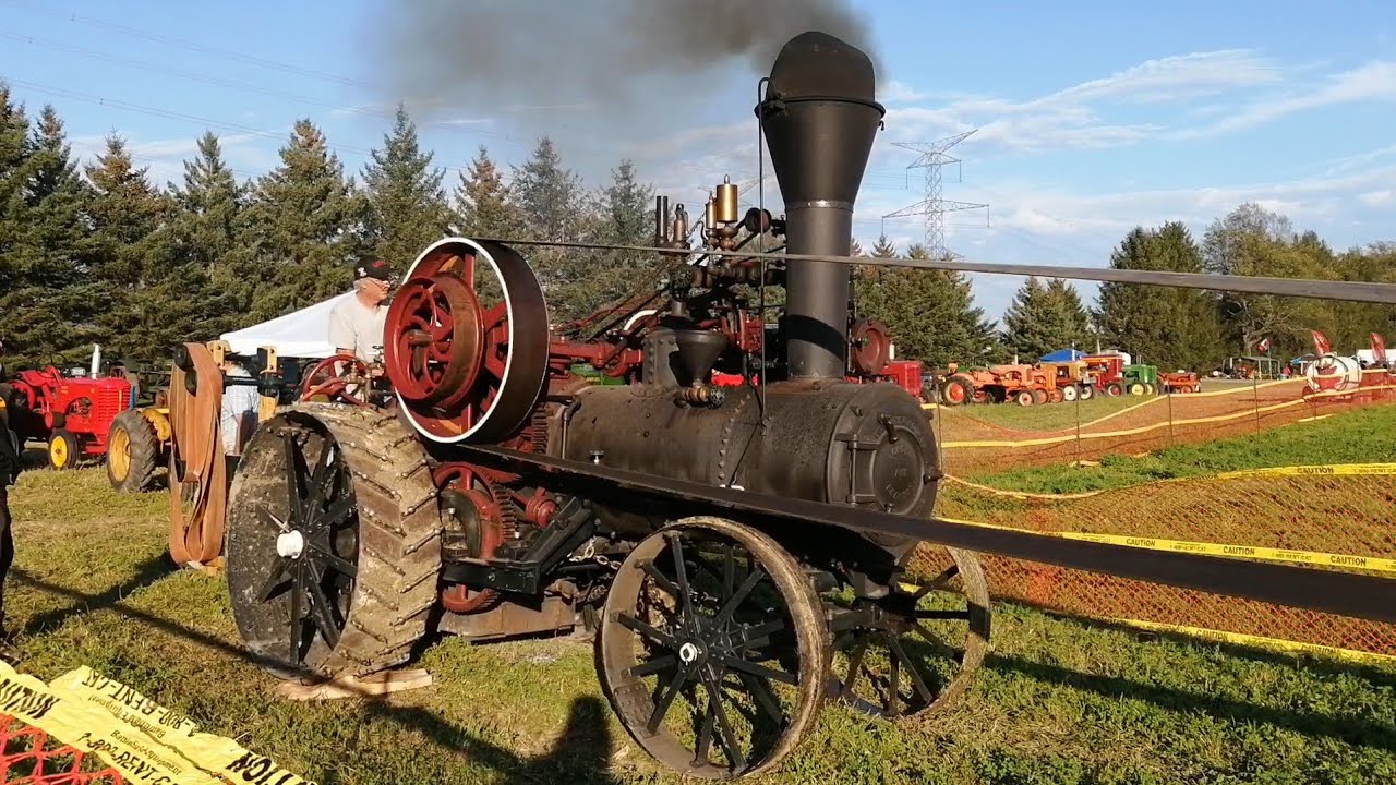 Steam traction engine on a bakers fan Milton 2023 - YouTube