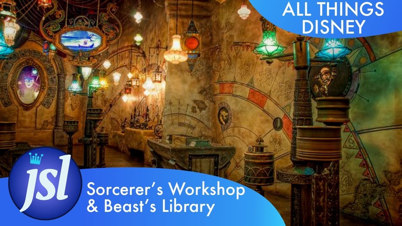 Sorcerer's Workshop and Beast's Library - YouTube