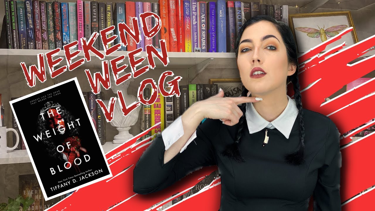 Wednesday Addams does WeekendWeen 🖤 Reading Vlog - YouTube