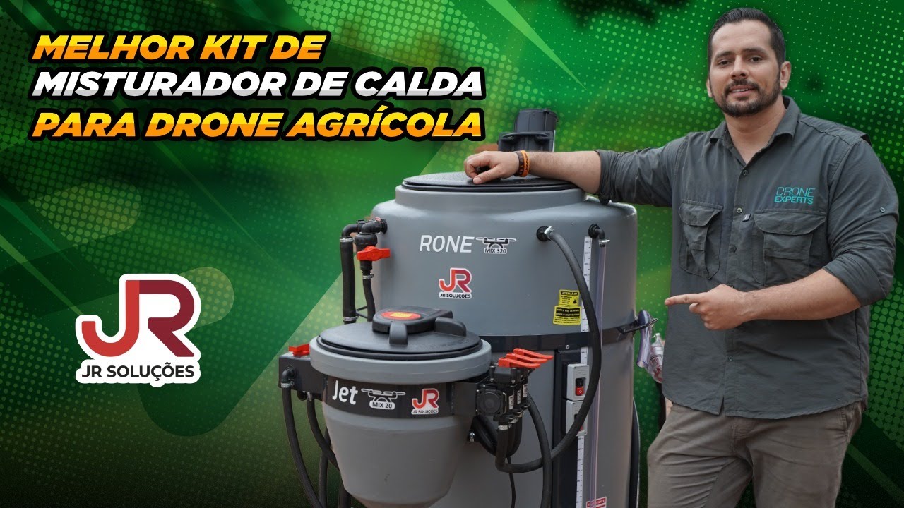 Jet Mix 20L + Misturador DroneMix 320L | Agilidade na Pulverização com ...