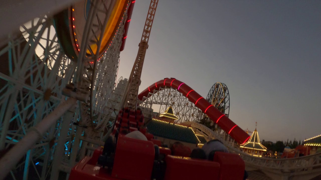 [4K] Incredicoaster Dusk POV @ Disneyland California Adventure - YouTube