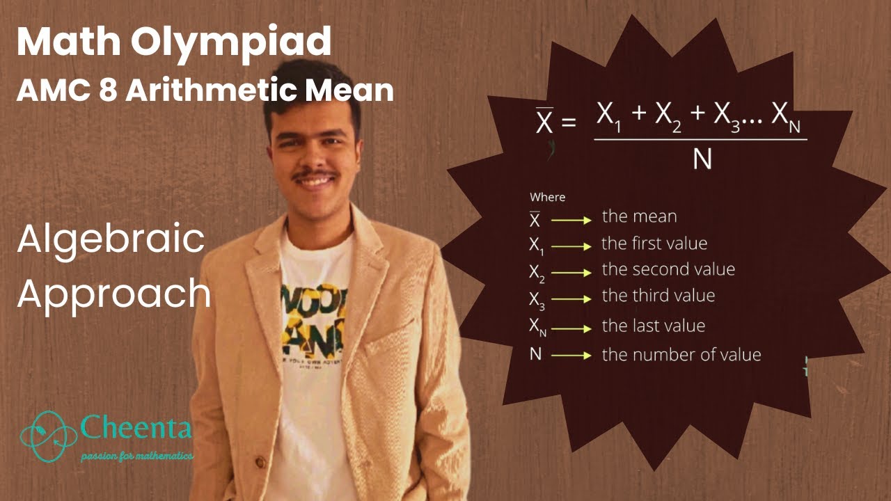 AMC 8 2022 - Arithmetic Mean | Algebra | Maths Olympiad | Problem 16 - YouTube