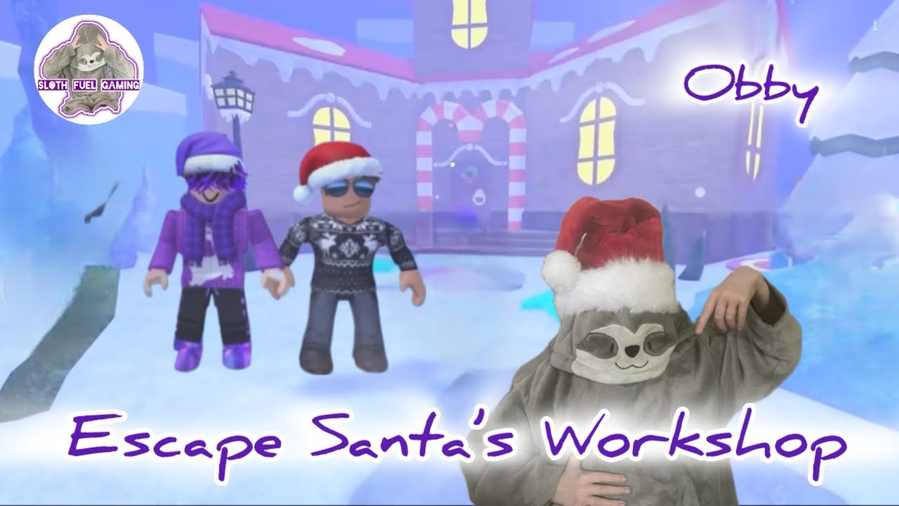 Can I ‘Escape Santa’s Workshop?!’ (Obby) - YouTube