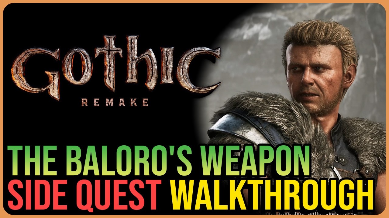 Gothic 1 Remake Baloro's Weapon