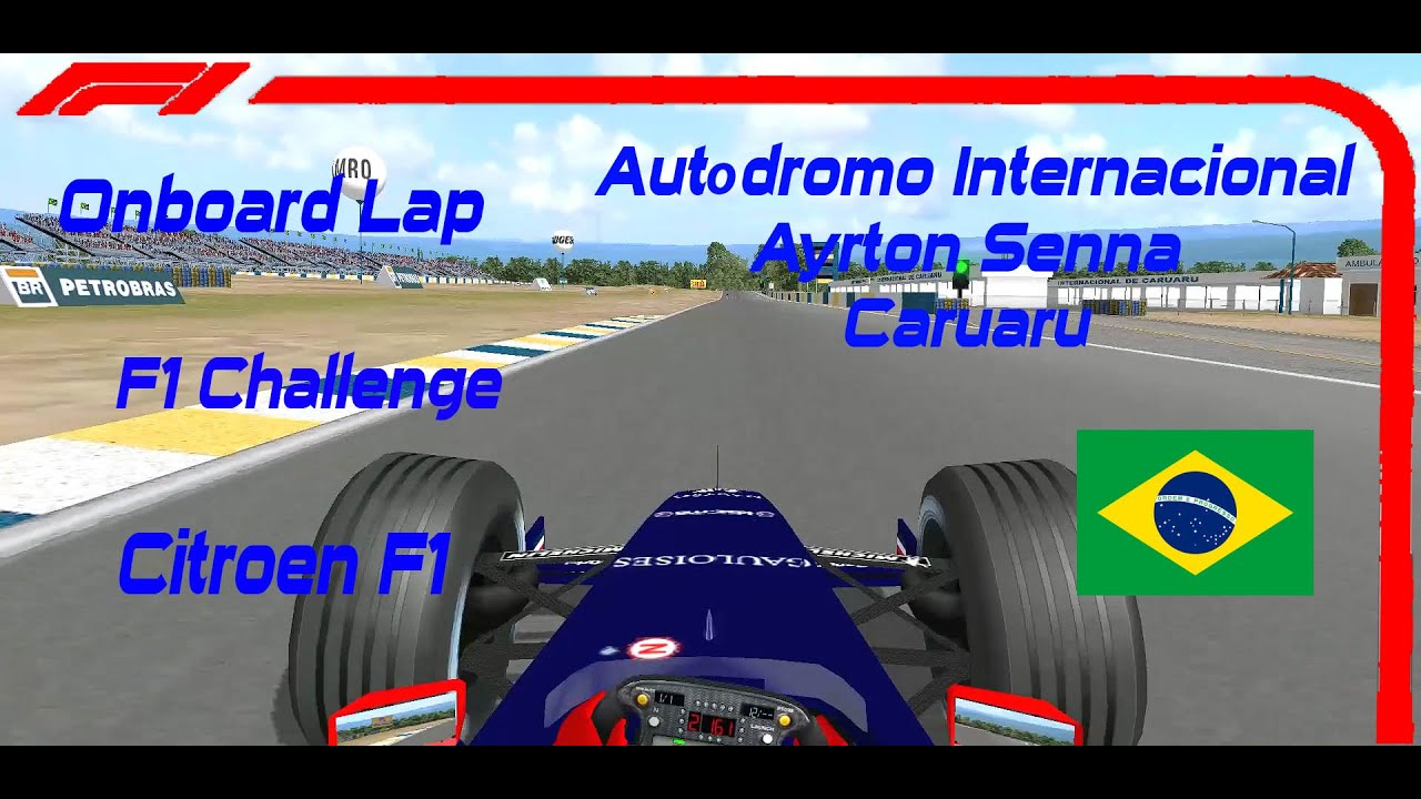 Citroen F1 - Onboard Lap - Autodromo Internacional Ayrton Senna Caruaru ...