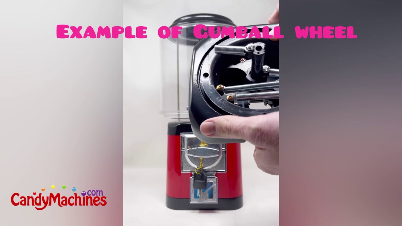 How to Fill Your Classic Barrel Gumball Vending Machine with Gumballs ...