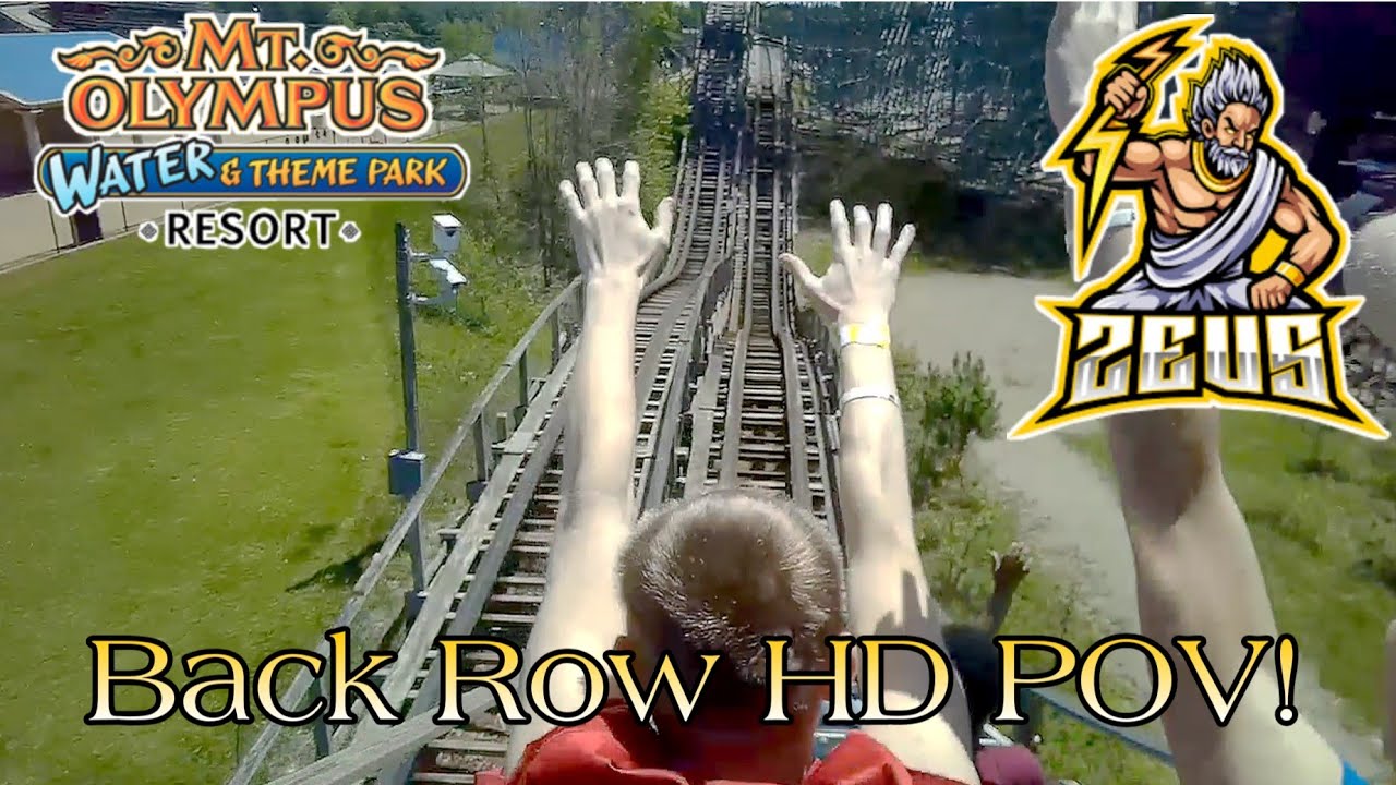 ZEUS HD BACK ROW POV | MT. OLYMPUS THEME PARK AND RESORT 2020 - YouTube