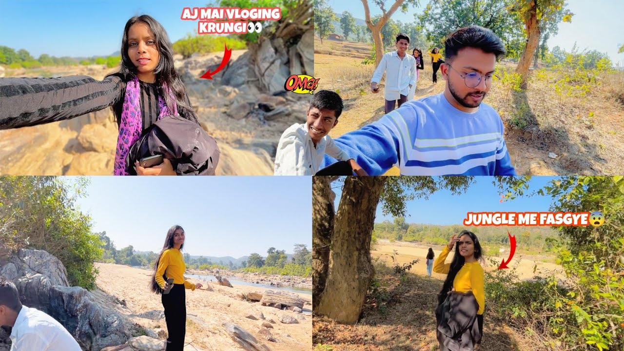 Aaj mai vlogging krungi | jungle me fasgye 😨|#vlog - YouTube