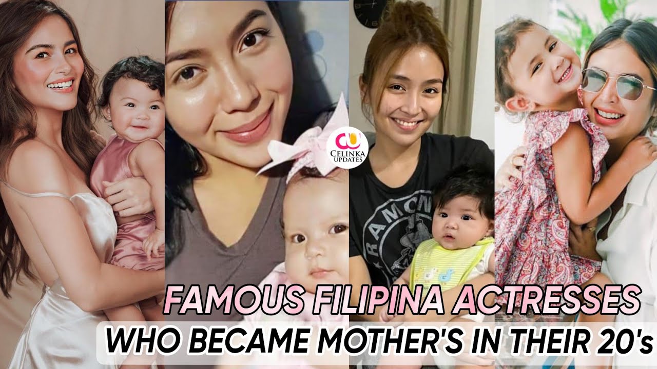 Filipino celebrities who became mothers in their 20's ll All the ...