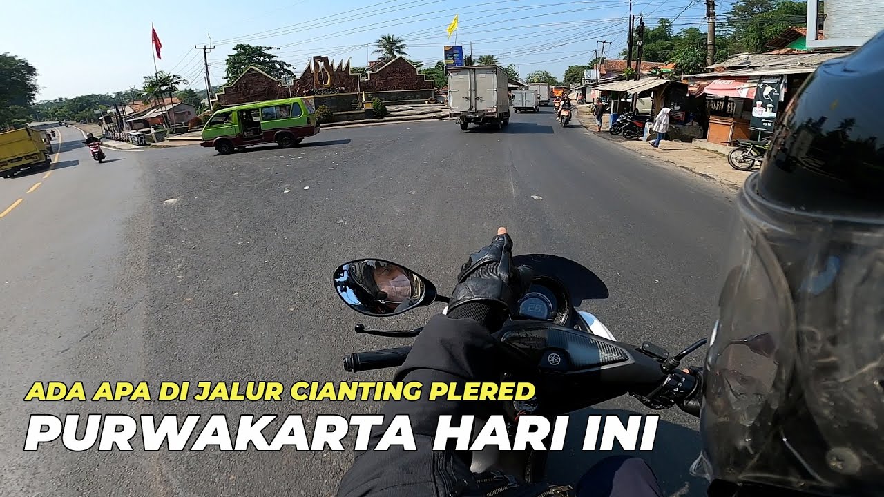 PURWAKARTA HARI INI | JALUR CIANTING PLERED JADI RAPI - YouTube