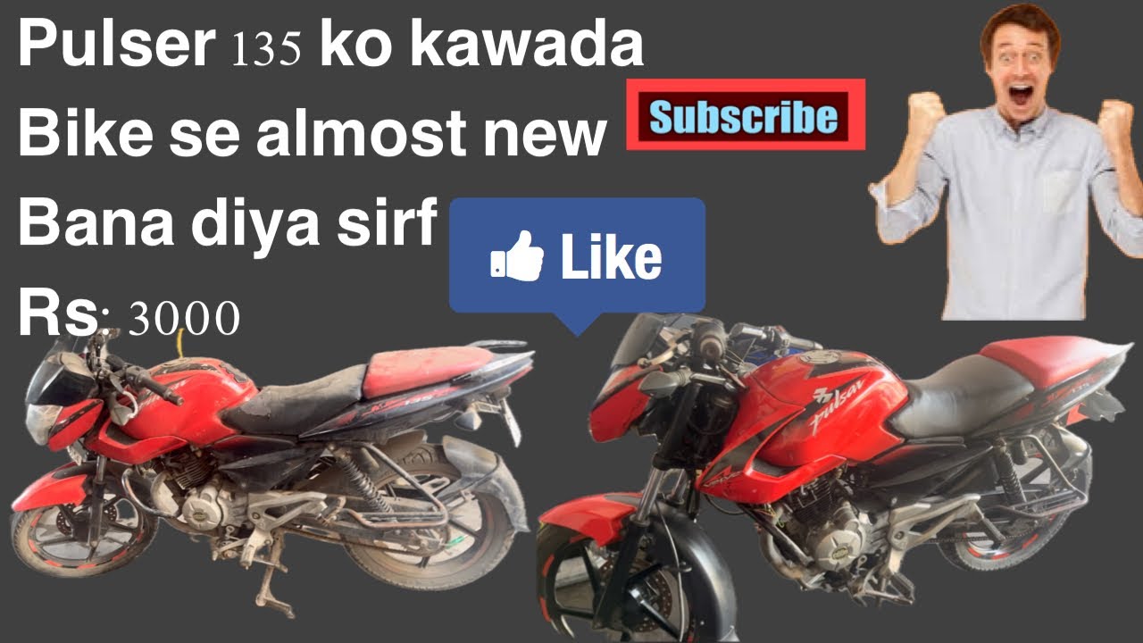 Pulser 135 ko servicing kaise karen pulser 135 modified - YouTube