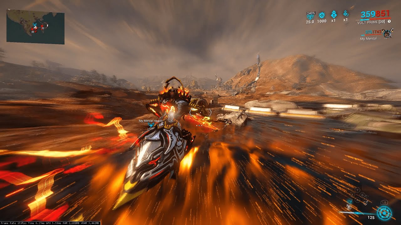 Warframe | Max Speed Volt Prime (Volt Unlocks Speed Force!!!!) - YouTube