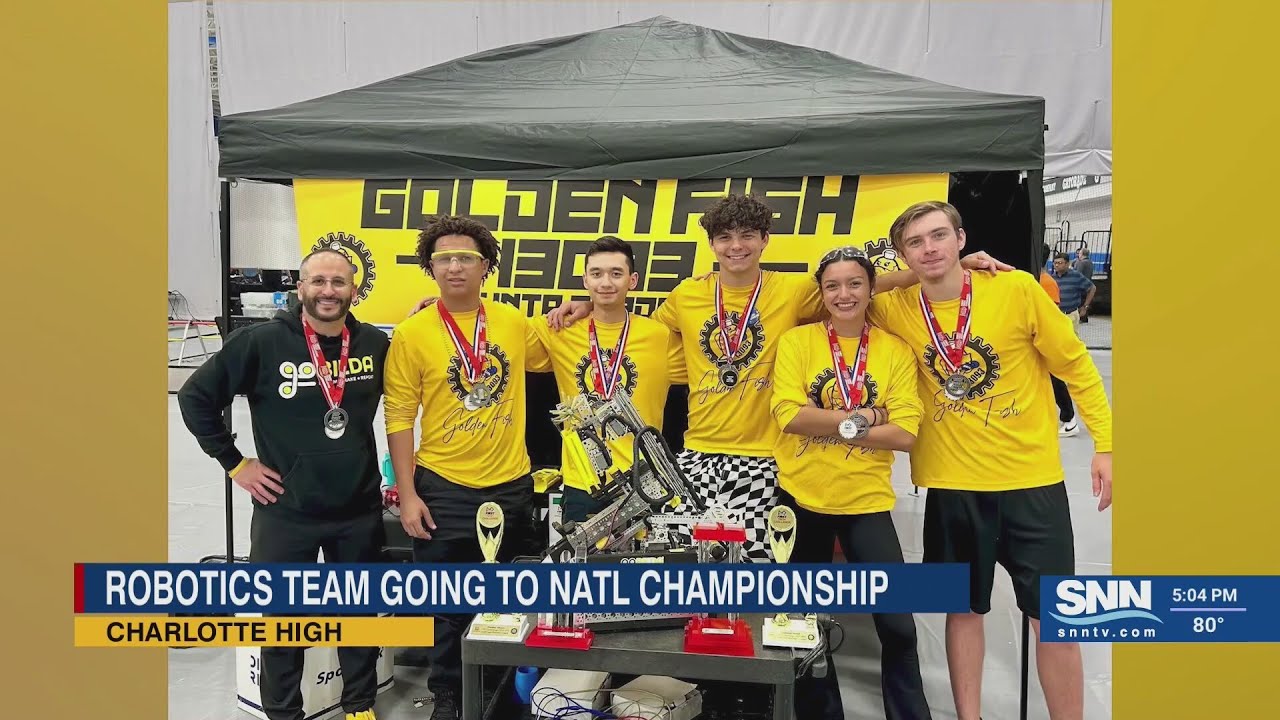 SNN: Suncoast robotics team heading to national championship - YouTube
