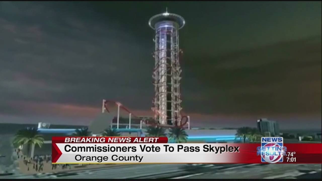 Commissioners vote to pass skyplex - YouTube
