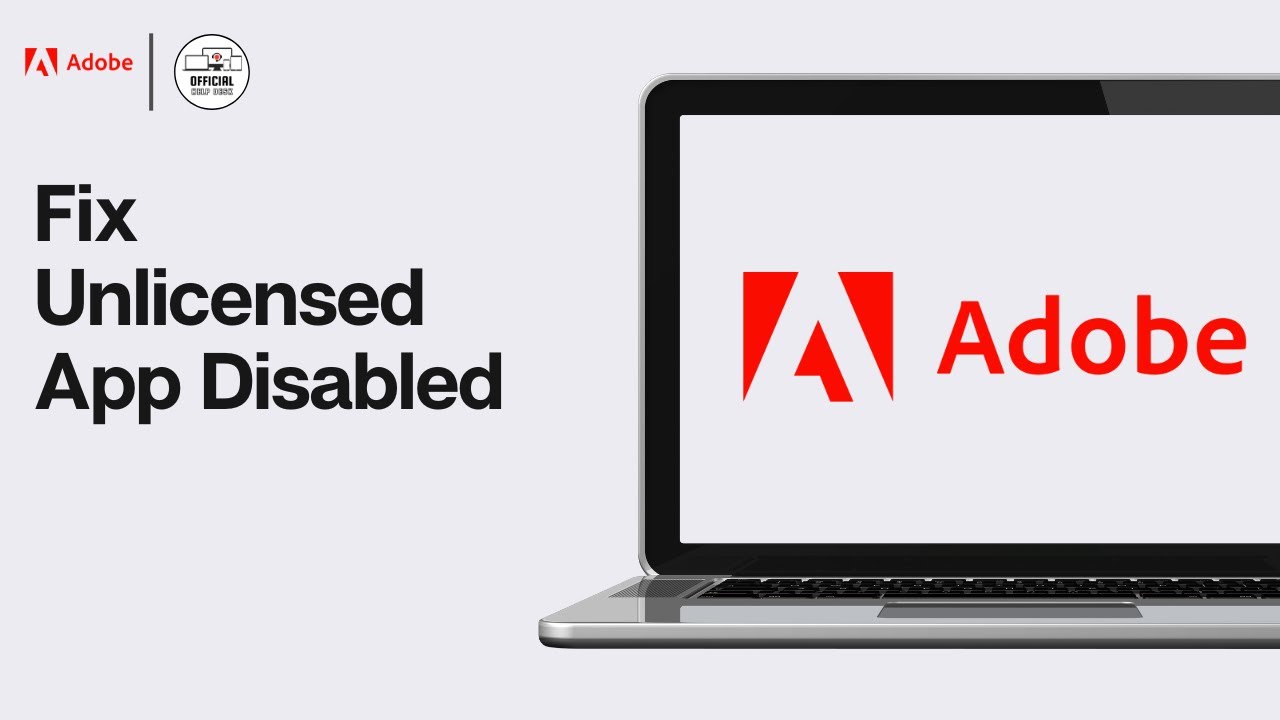 How to FIX This Unlicensed Adobe App Has Been Disabled | Step by Step ...