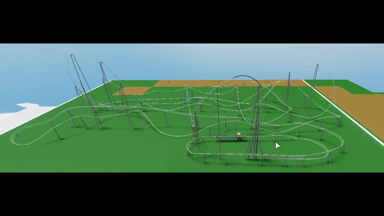 9 inversion Rollercoaster (ride blueprint in descripton) - YouTube