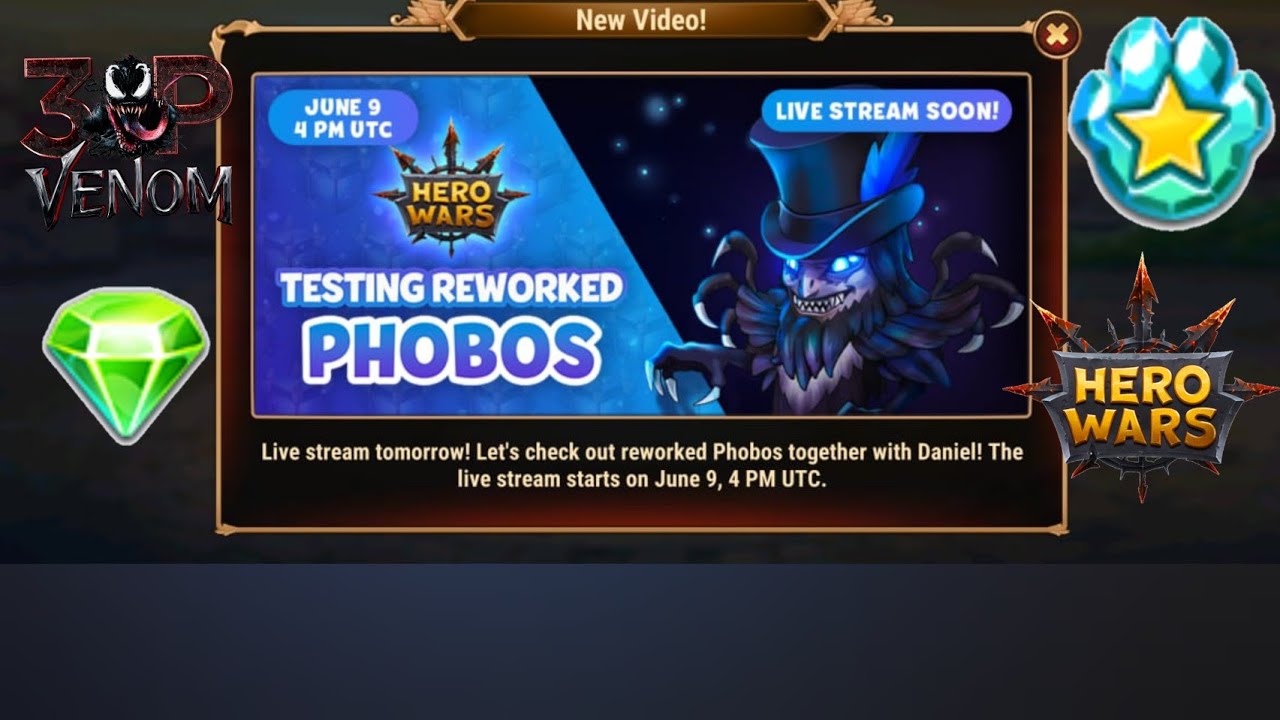ÚLTIMAS ATUALIZAÇÕES - NÃO VAI TER EVENTO DO REWORK DO PHOBOS - HERO ...