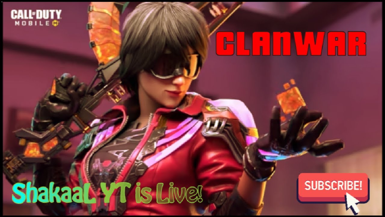 🔴 LIVE - Clan War || CODM INDIA || Call of Duty Mobile - YouTube