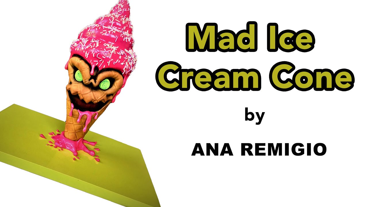 Mad Ice Cream Cone with Sugar Structures - YouTube