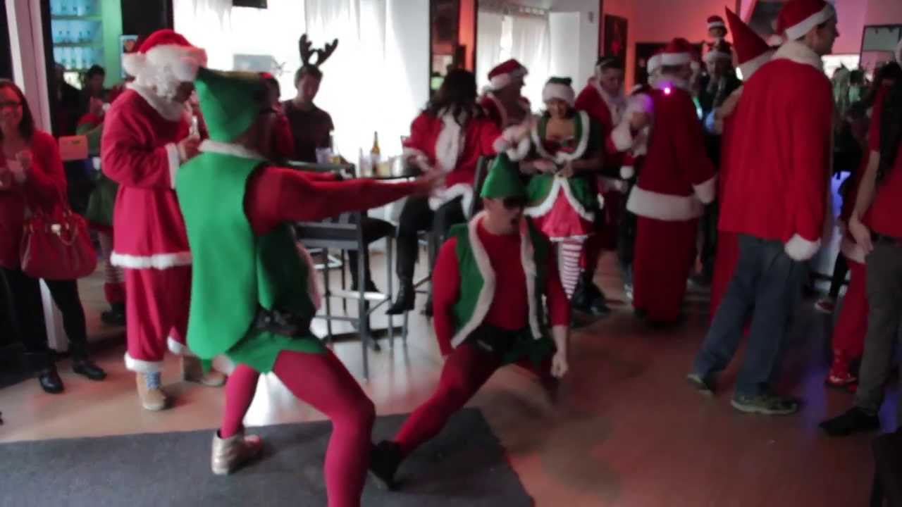 Downtown Portland Stumptown SantaCon - YouTube
