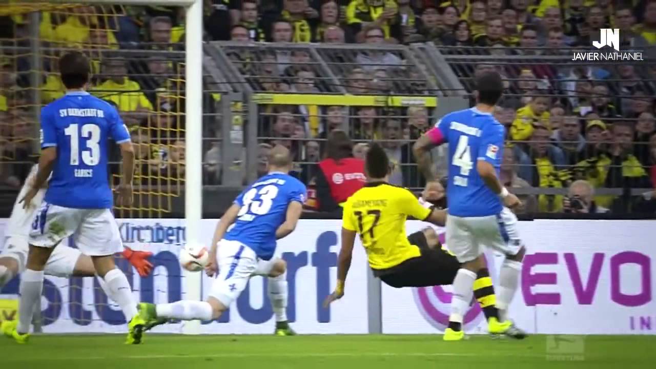 Aubameyang Goles, speed,dribling asistencias 2015 16 HD - YouTube