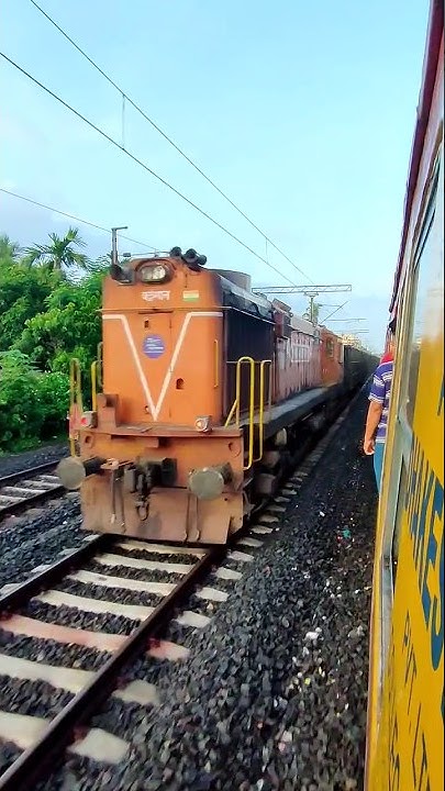 One Of The Legend WDM 3A Diesel Loco hauling Freight #railway #train # ...