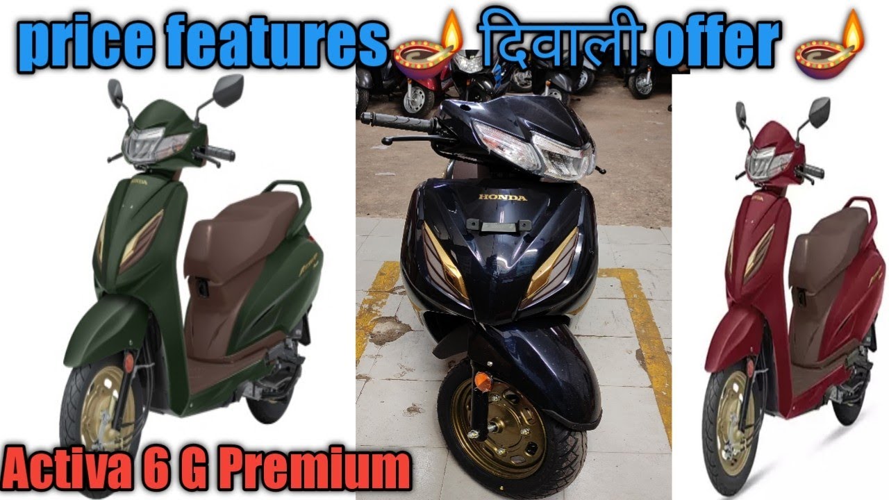 All New 2022 Honda Activa 6G Premium Edition Review | On Road Price New ...