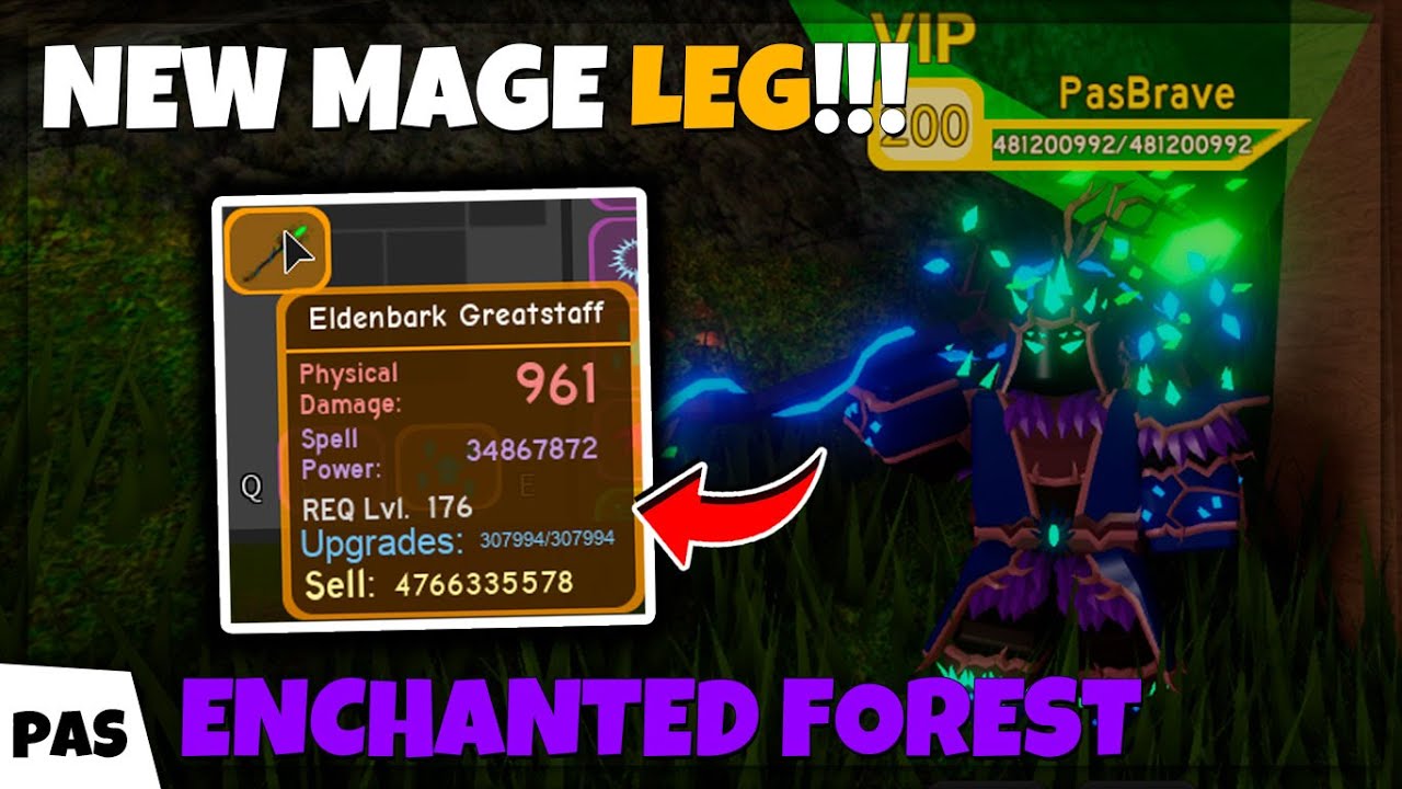 NEW MAGE LEG!!! - ENCHANTED FOREST DUNGEON QUESTS - YouTube