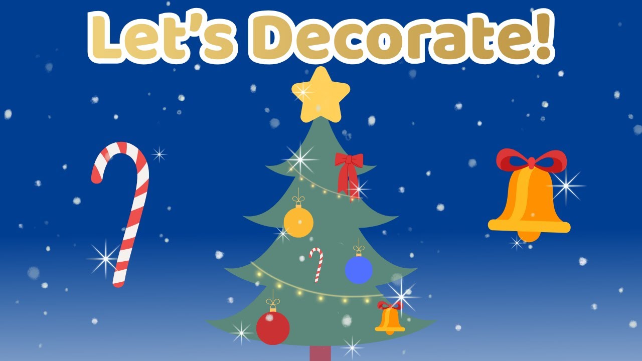 Let’s Decorate the Christmas Tree!｜クリスマスツリーをかざろう🎄 - YouTube