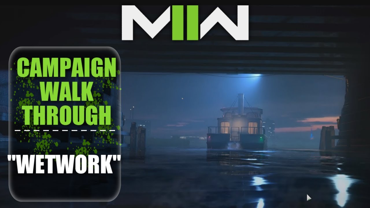 Call Of Duty: Modern Warfare 2 - Mission "WETWORK" Gameplay Walkthrough ...