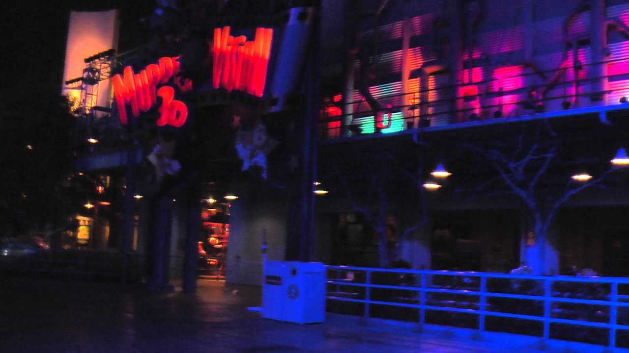 Muppet Vision 3D Outside Entrance Area - DCA - YouTube