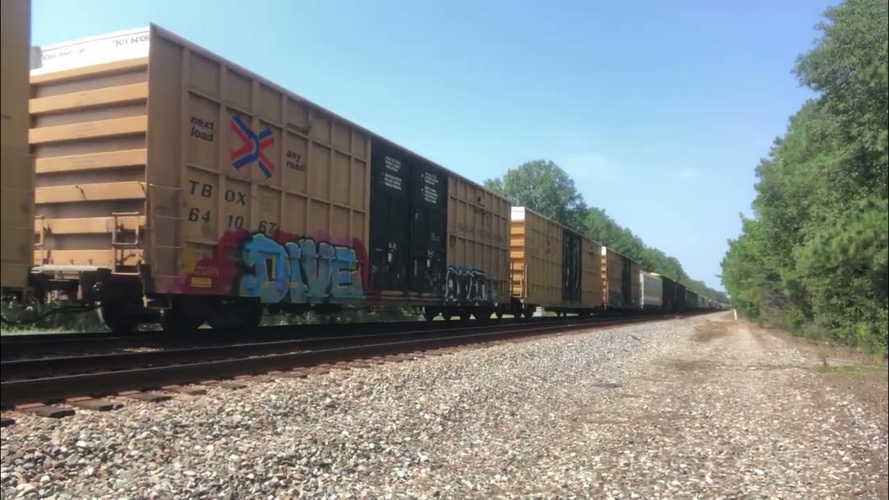 Long Fast CSX M401 SB Manifest Train - YouTube