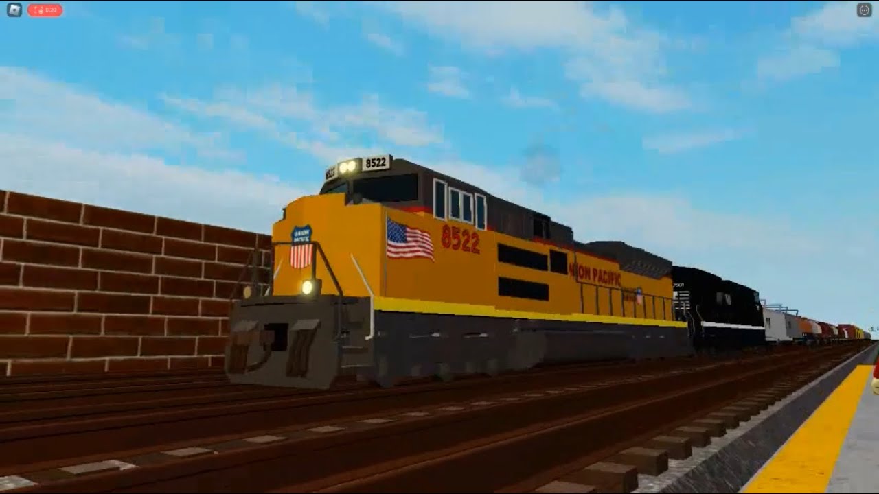 UP 8522 holds on the horn leading NS 18M in Bryan, Ohio! - YouTube