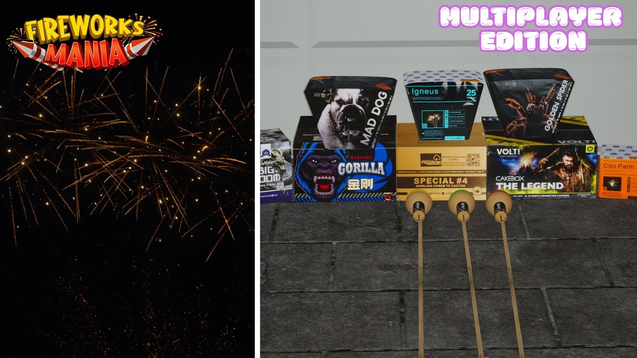 XXL FIreworks Compilation | Multiplayer Edition | Fireworks Mania - YouTube