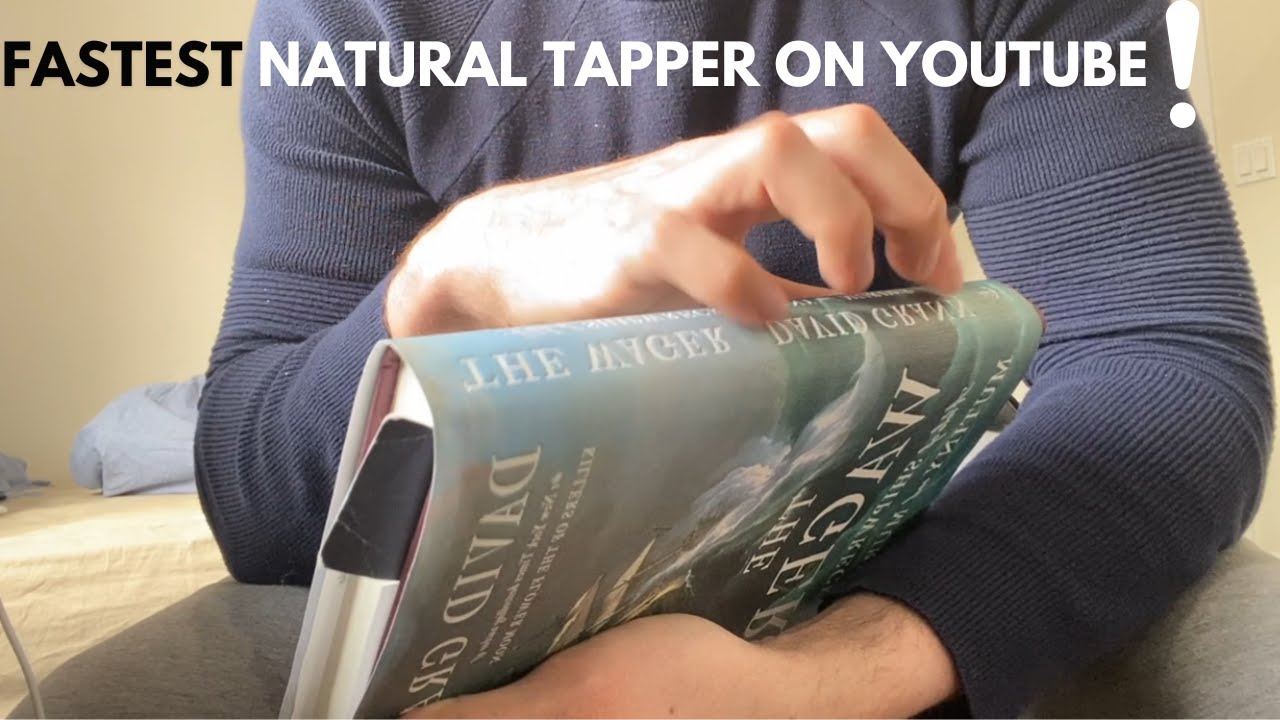 Fast ASMR Book Tapping (CHAOTIC) - YouTube