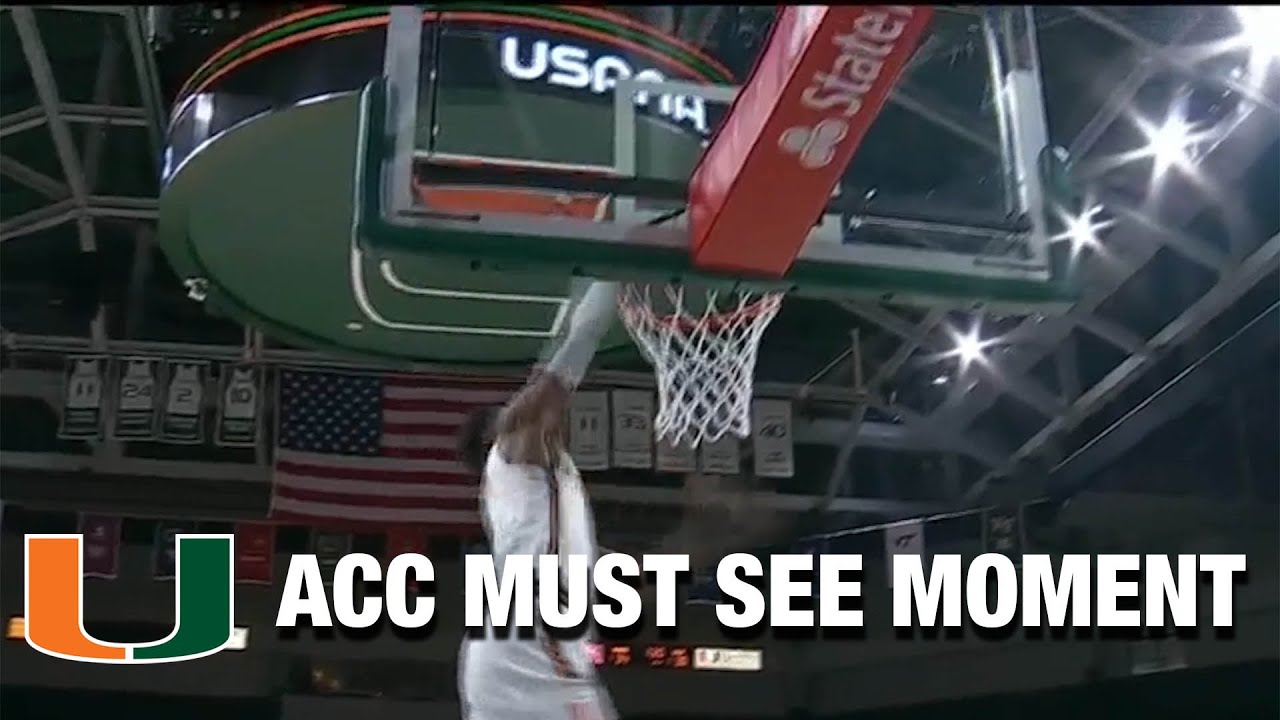 Anthony Walker Flushes The Alley-Oop To Finish The Miami Break | ACC ...