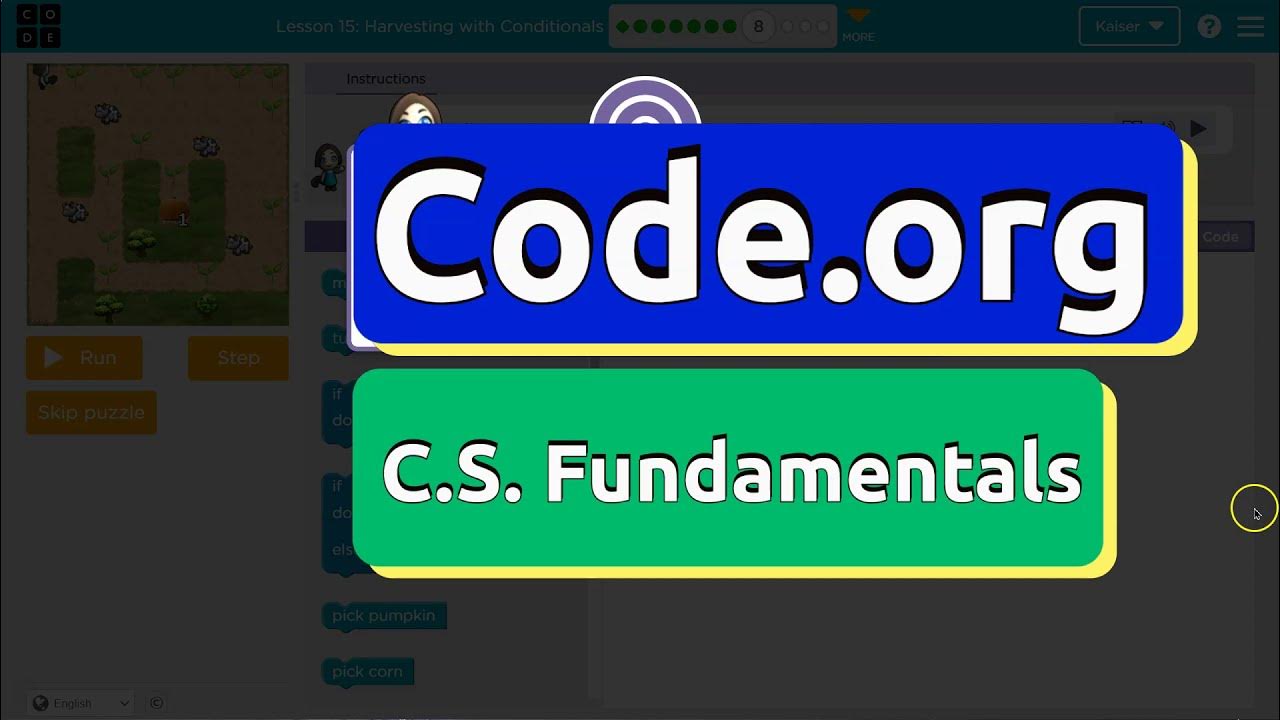 Harvesting With Conditionals Lesson 158 Answer Tutorial Course D And Express Course