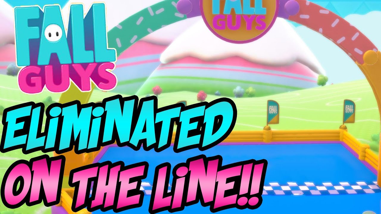 ELIMINATED RIGHT ON THE FINISH LINE!! Fall Guys Funniest Moments - YouTube