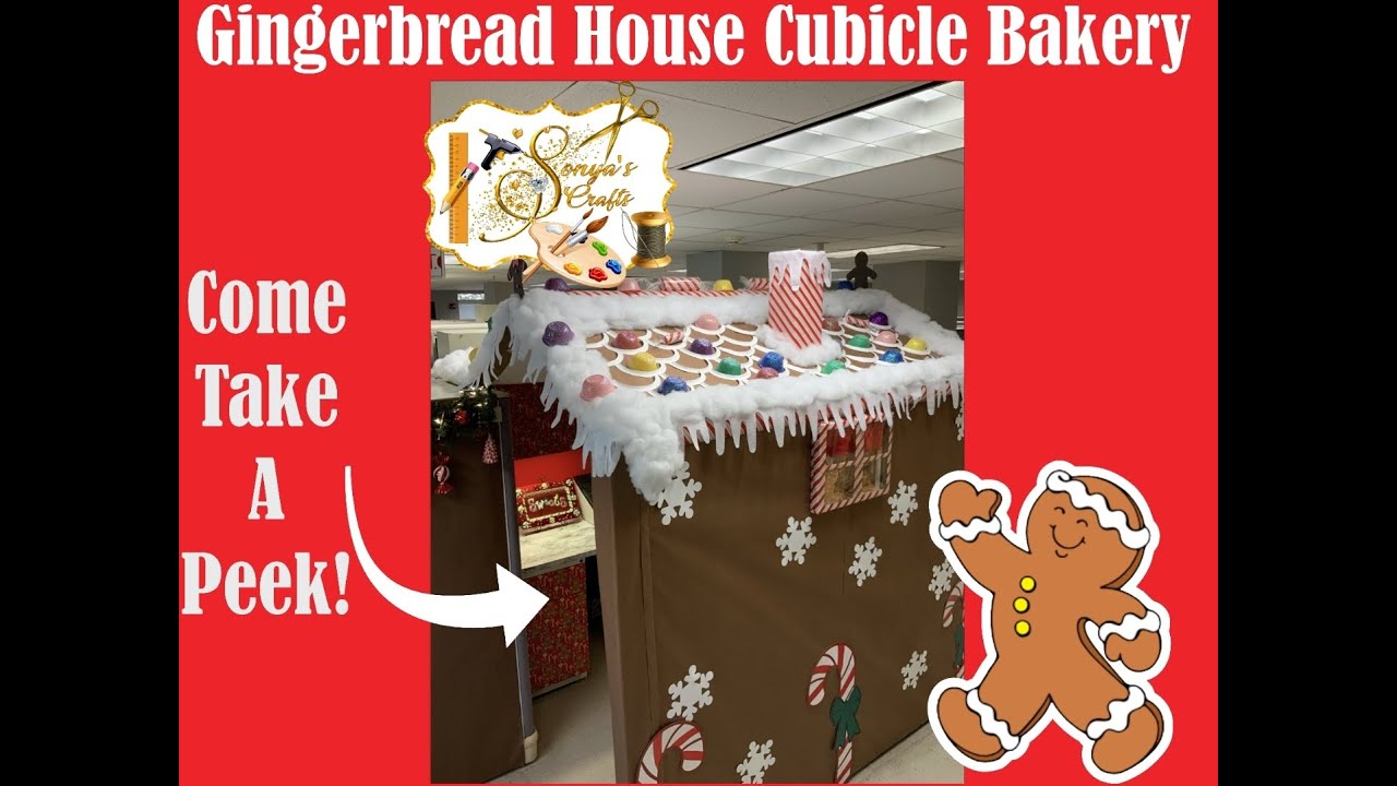 Gingerbread House Cubicle Bakery - YouTube