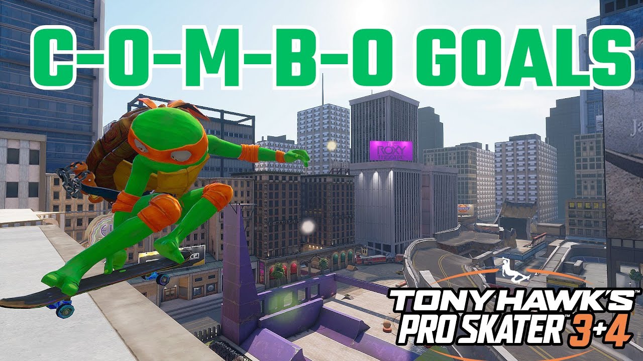 ALL COMBO PRO LETTERS in Tony Hawk's Pro Skater 3+4 - CREATE-A-PARK ...