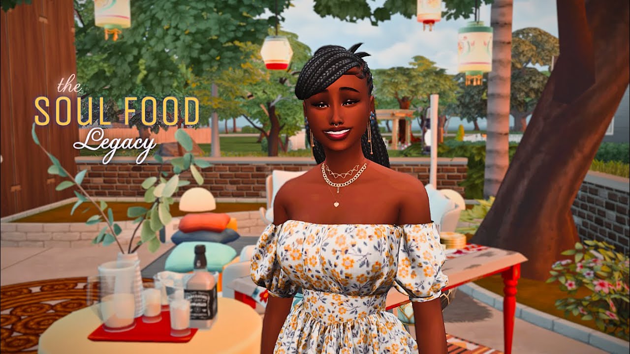 summer is here and so are the cookouts : sims 4 soul food legacy ...