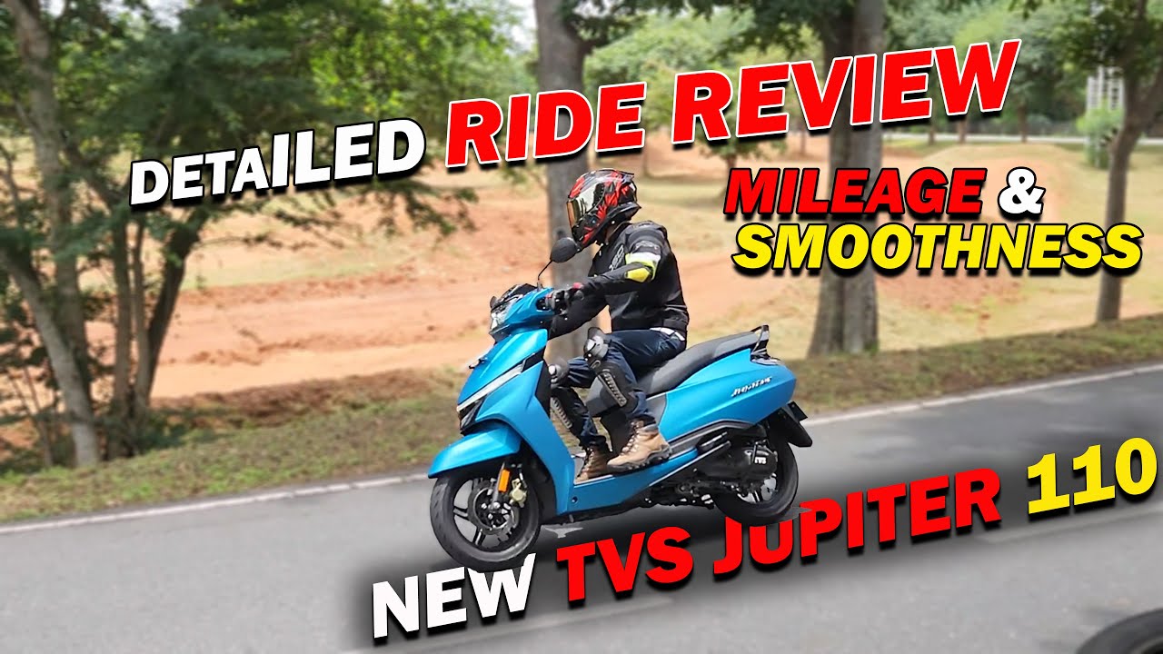 New Model TVS Jupiter 110 Ride Review : Smoothness & Mileage Better ...
