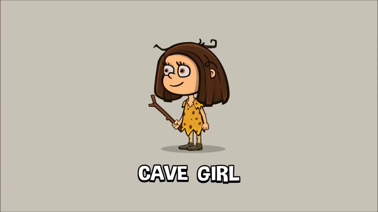 Cave Girl Cartoon