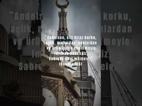 İmtihan Sanmıştın, Meğer Sabır Öğretiyormuş#imtihan #sabır#ayet