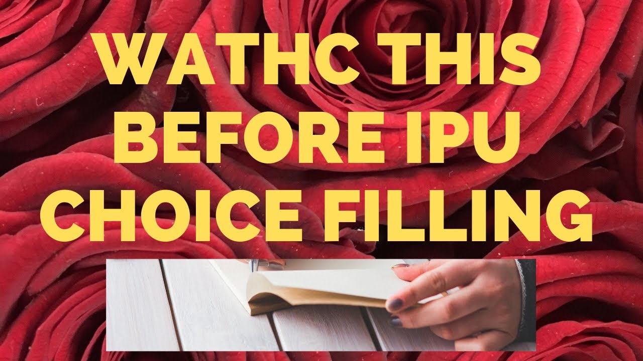 ipu choice filling step by step ipu choice filling. - YouTube