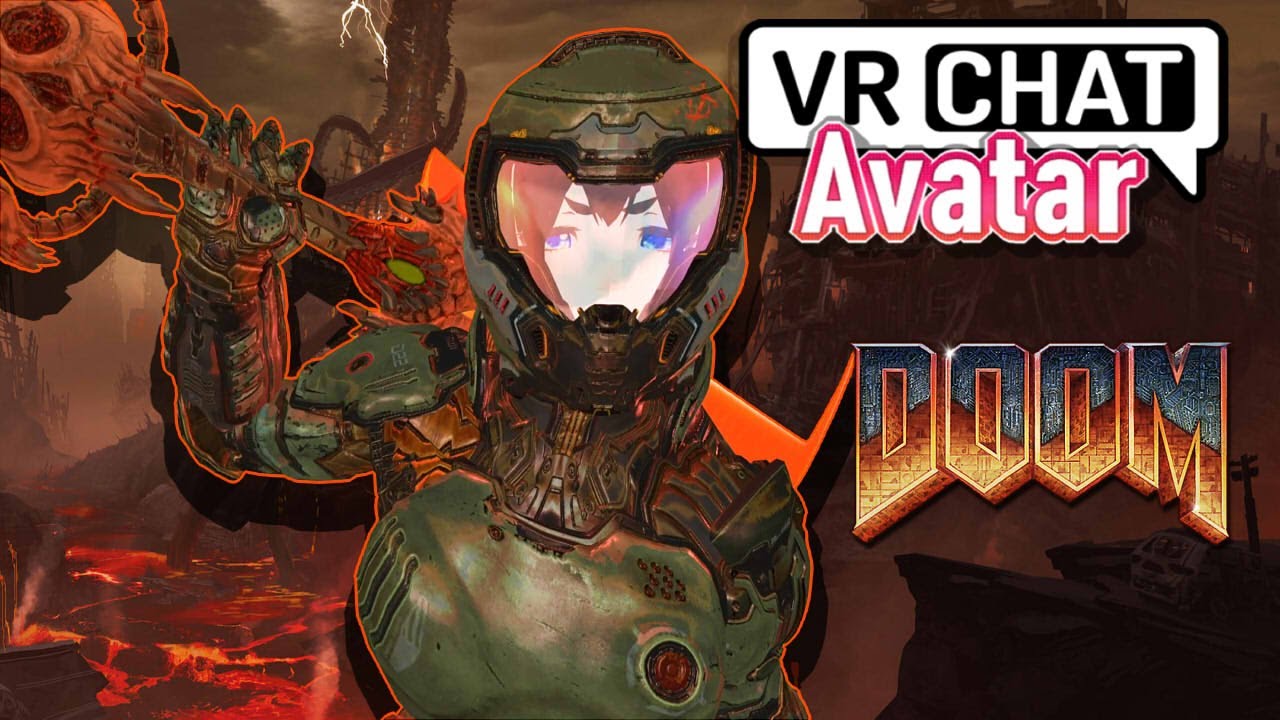 DoomGirl Avatar Doom VRchat - YouTube