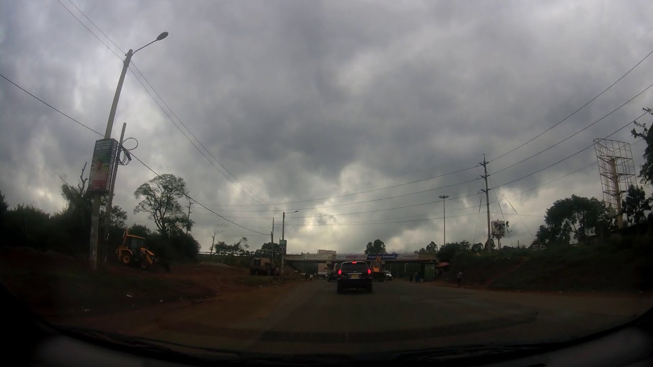 Driving through inside Fourways Estate, Kiambu Road to Ridgeways Mall ...