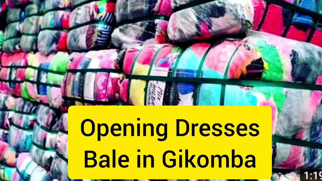 Thrifting at Gikomba market/ How bales are opened/ mixed dress bales# ...